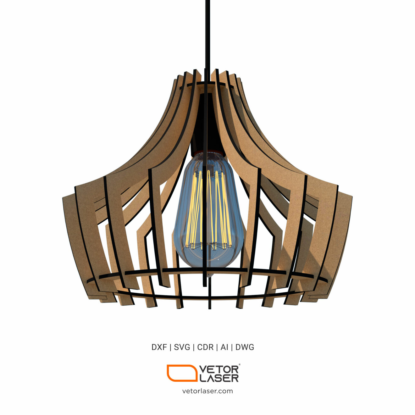 Laser Cut File Ceiling Lights Project Template SVG DXF – VLP3421 ...