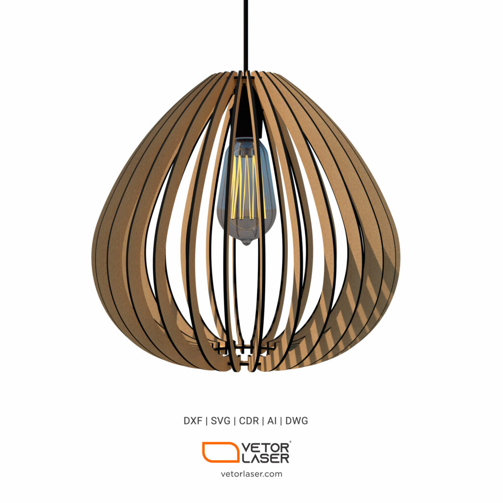 Laser Cut File Chandelier Project Template Patterns SVG DXF – VLP7221 ...