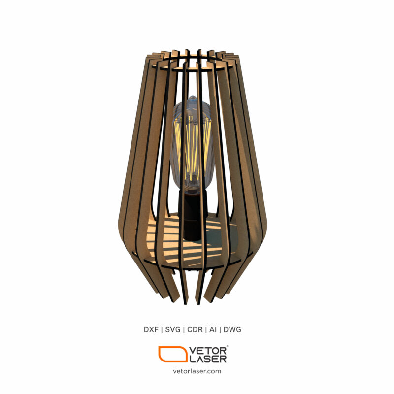 Laser Cut File Lamp Shades Project Template SVG DXF – VLA0321 - Laser ...