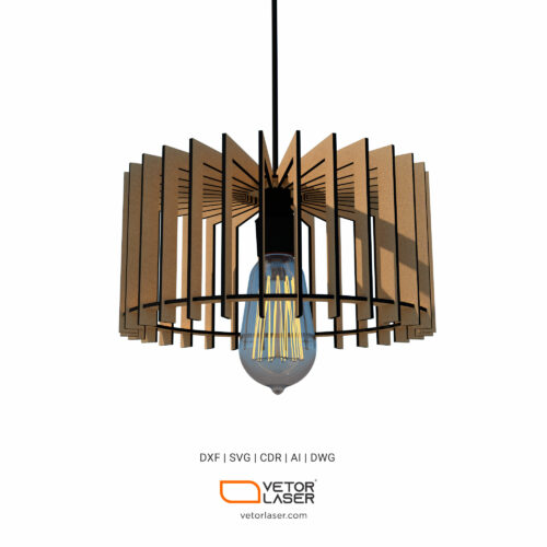 Laser Cut File Lighting Fixtures Project Template SVG DXF – VLP0820 ...