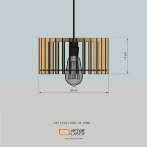 Laser Cut File Lighting Fixtures Project Template SVG DXF – VLP0820 ...