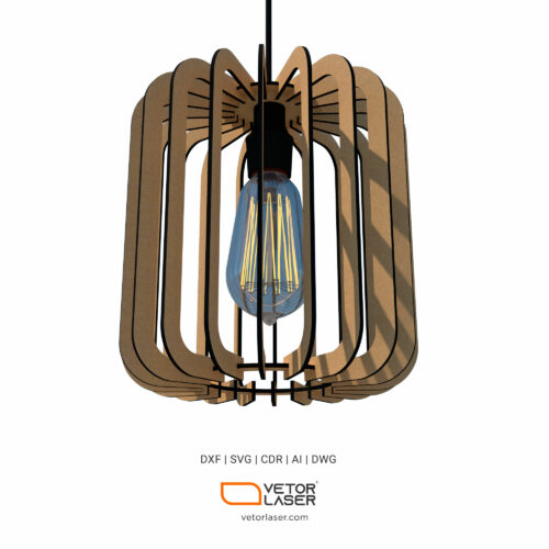 Laser Cut File Lighting Fixtures Project Template SVG DXF – VLP5221 ...