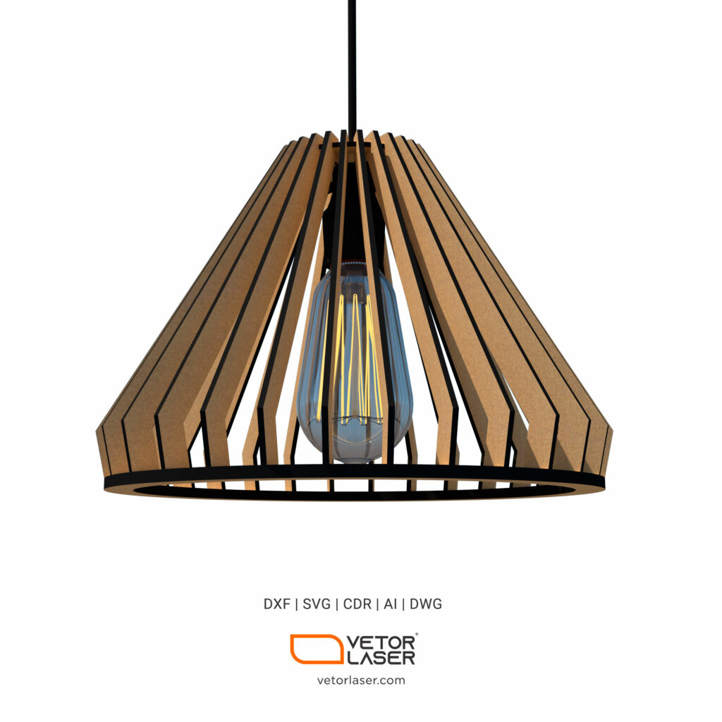 Laser Cut File Ceiling Lights Project Template SVG DXF – VLP0920 ...