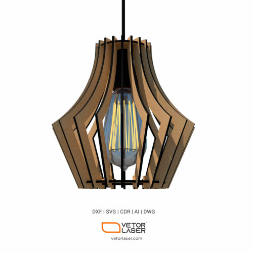 Laser Cut File Pendant Ceiling Lights Project Template SVG DXF – VLP2821