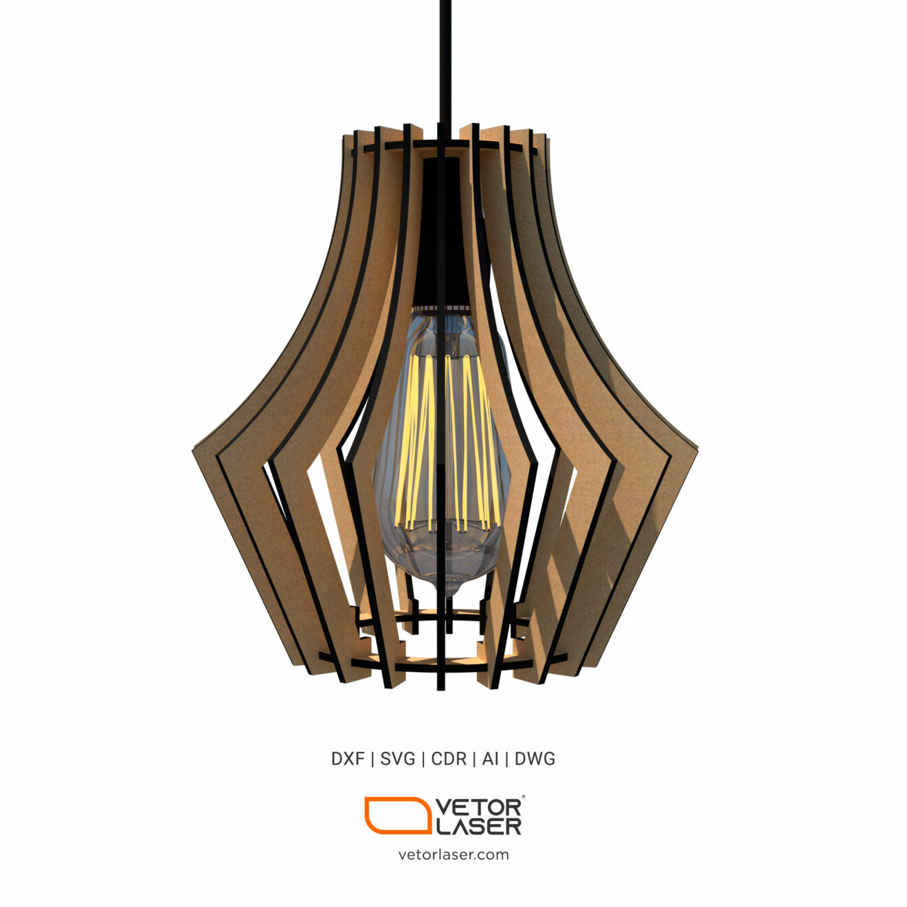 Laser Cut File Ceiling Lights Project Template SVG DXF – VLP0920 ...