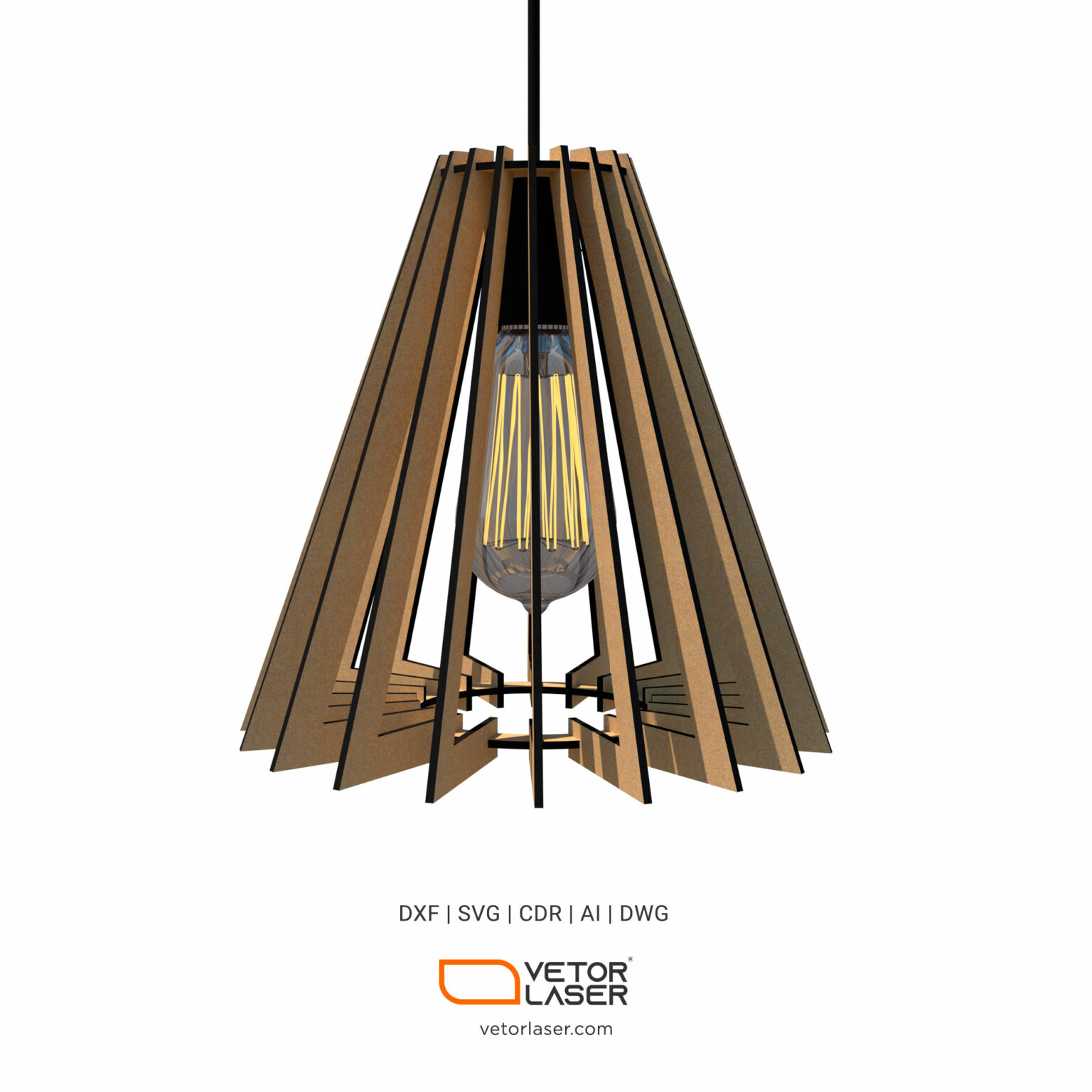 Laser Cut File Pendant Lamp Project Template Patterns SVG DXF – VLP6421 ...