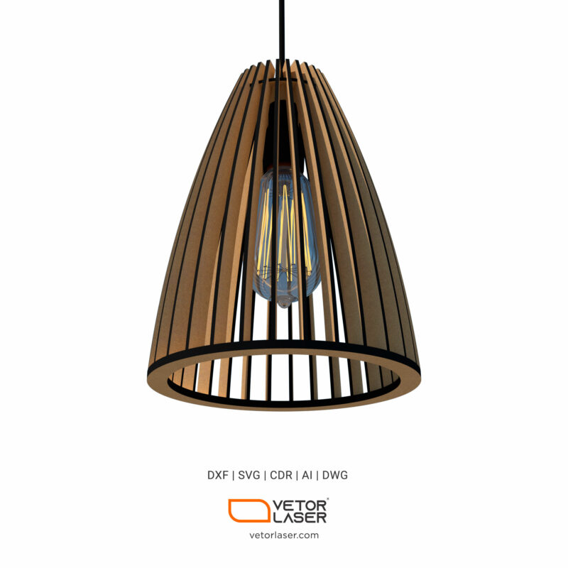 Laser Cut File Lighting Fixtures Project Template SVG DXF – VLP3121 ...