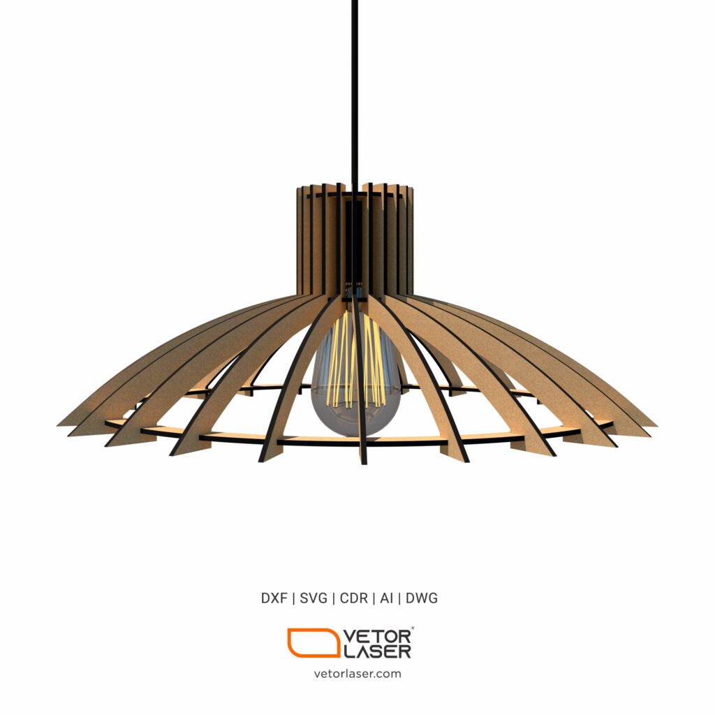 Laser Cut File Lighting Fixtures Project Template SVG DXF – VLP0620 ...