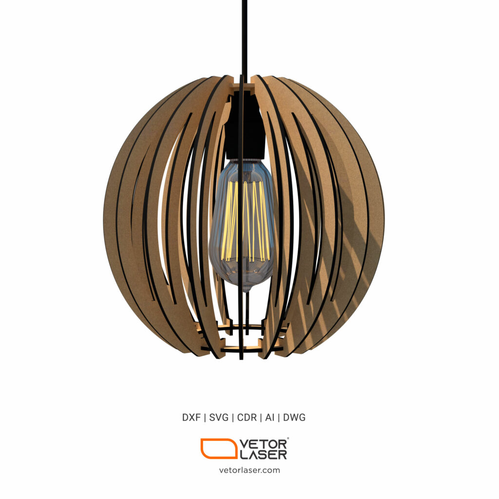 Laser Cutting File Lighting Fixtures Project Template SVG DXF – VLP3821 ...