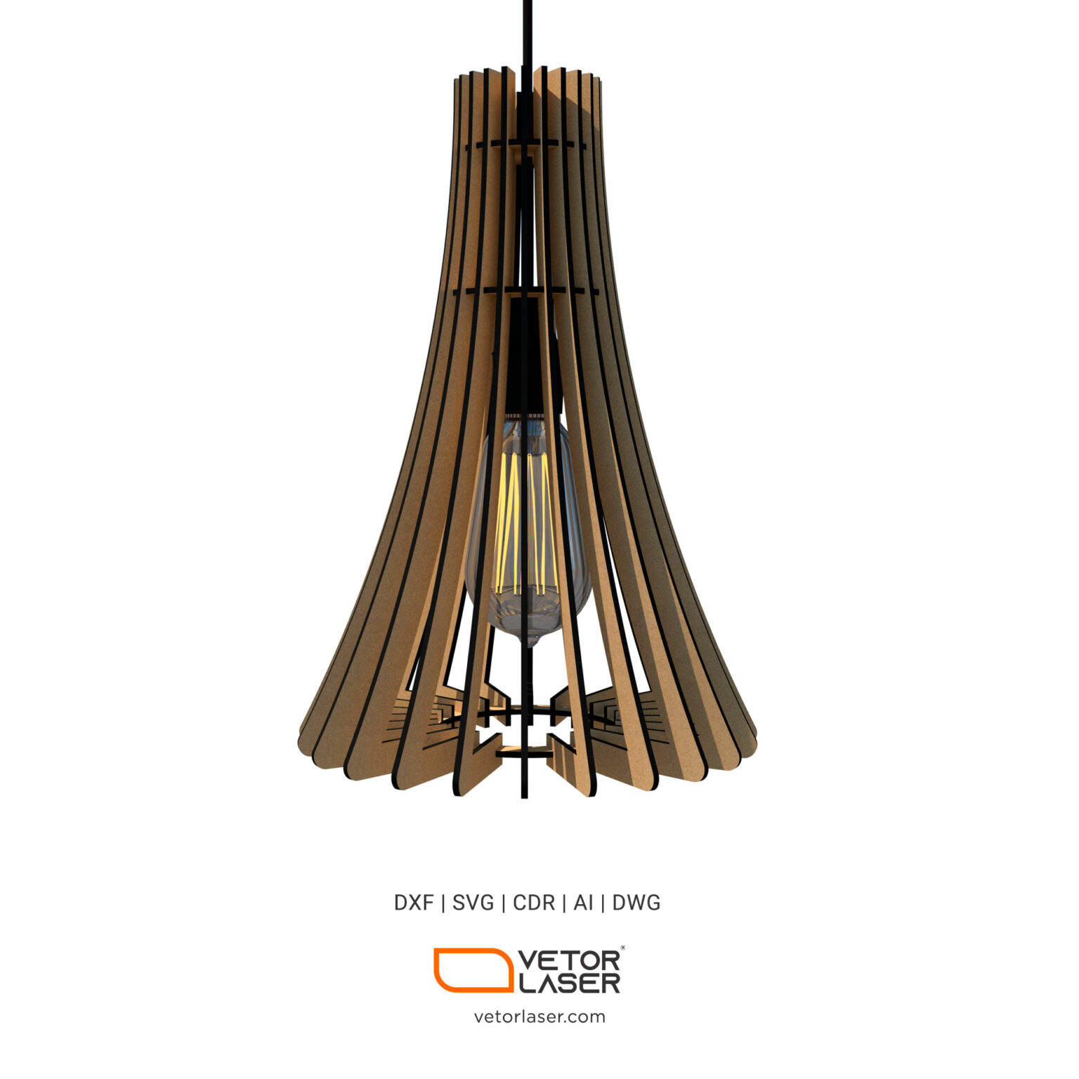 Laser Cut File Pendant Ceiling Lights Project Template SVG DXF ...