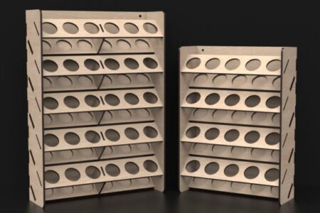 Laser Cut Acrylic Paint Stand Svg Files - Laser Cut Files Projects DXF ...