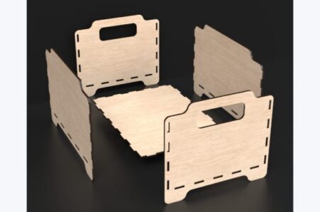 Laser Cut Stackable Storage Box Svg File - Laser Cut Files Projects DXF ...